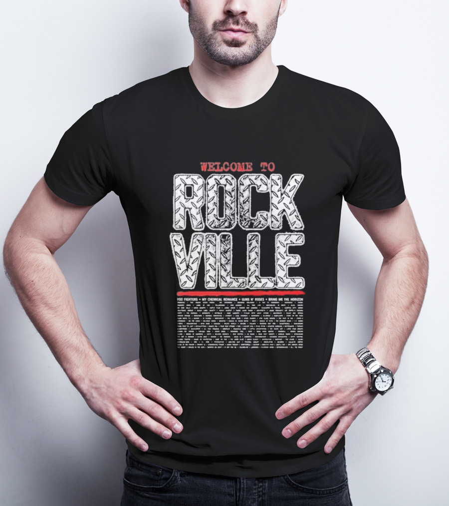 Welcome To Rockville Diamond Plate Daytona Beach FL May 7 To 10 2026 T-Shirt