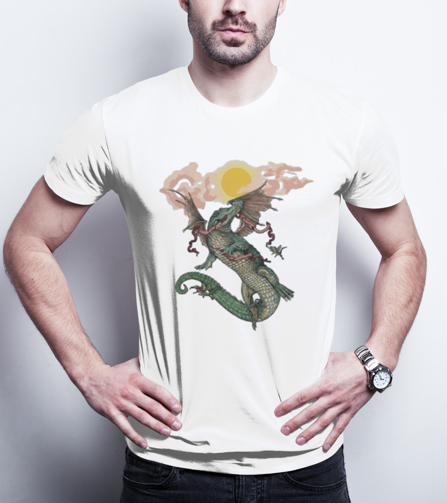 Goose St. Augustine Spring 2026 Event Dragon With Sun And Clouds T-Shirt