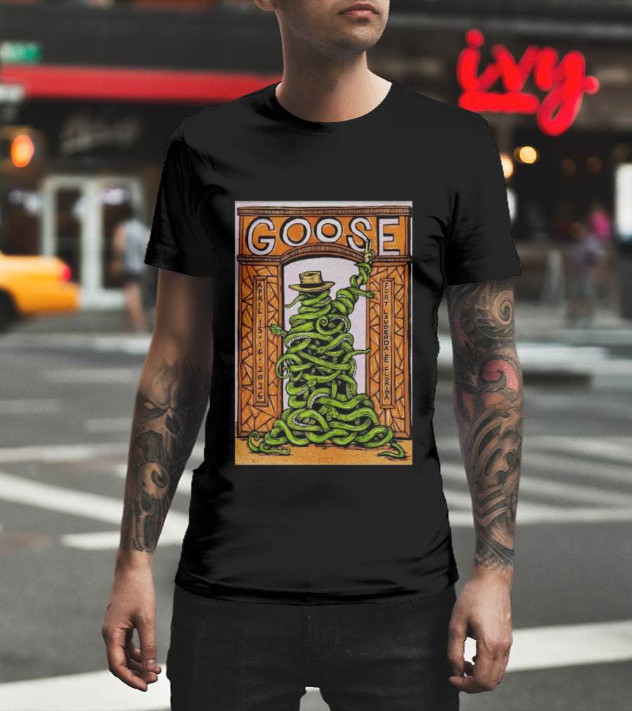 Goose War Memorial Auditorium Fort Lauderdale April 15 16 2026 T-Shirt