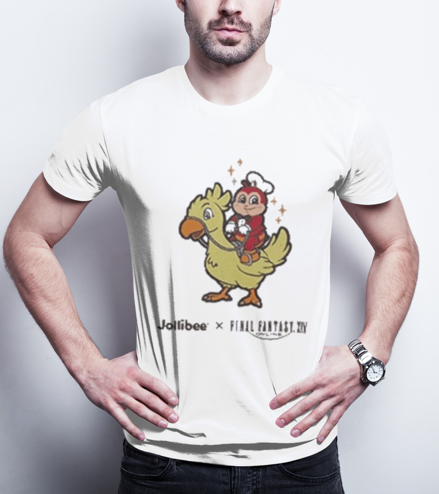 Jollibee X Final Fantasy XIV Chocobo Collaboration T-Shirt