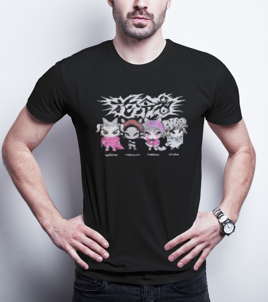 Hanabie 2026 Piggy Tour Characters Geddaeborra Poopland France Tofu T-Shirt