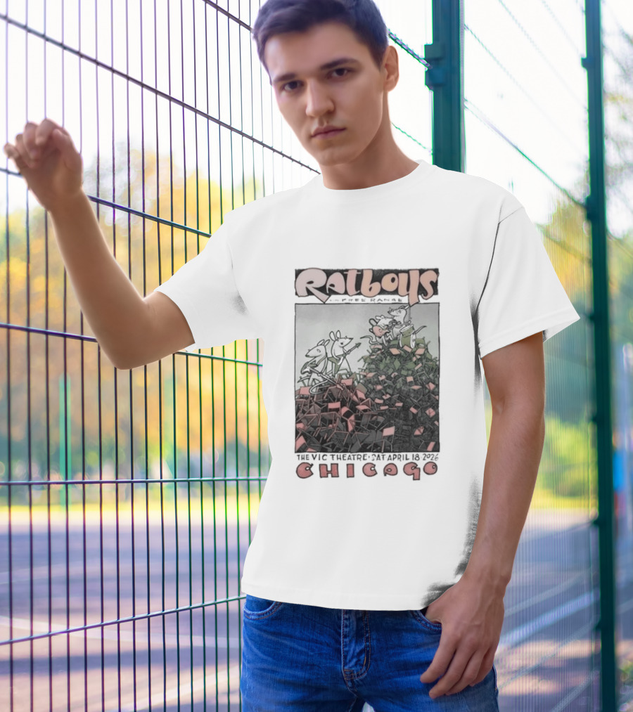 Ratboys Live At The Vic Theatre April 18 2026 Chicago IL T-Shirt