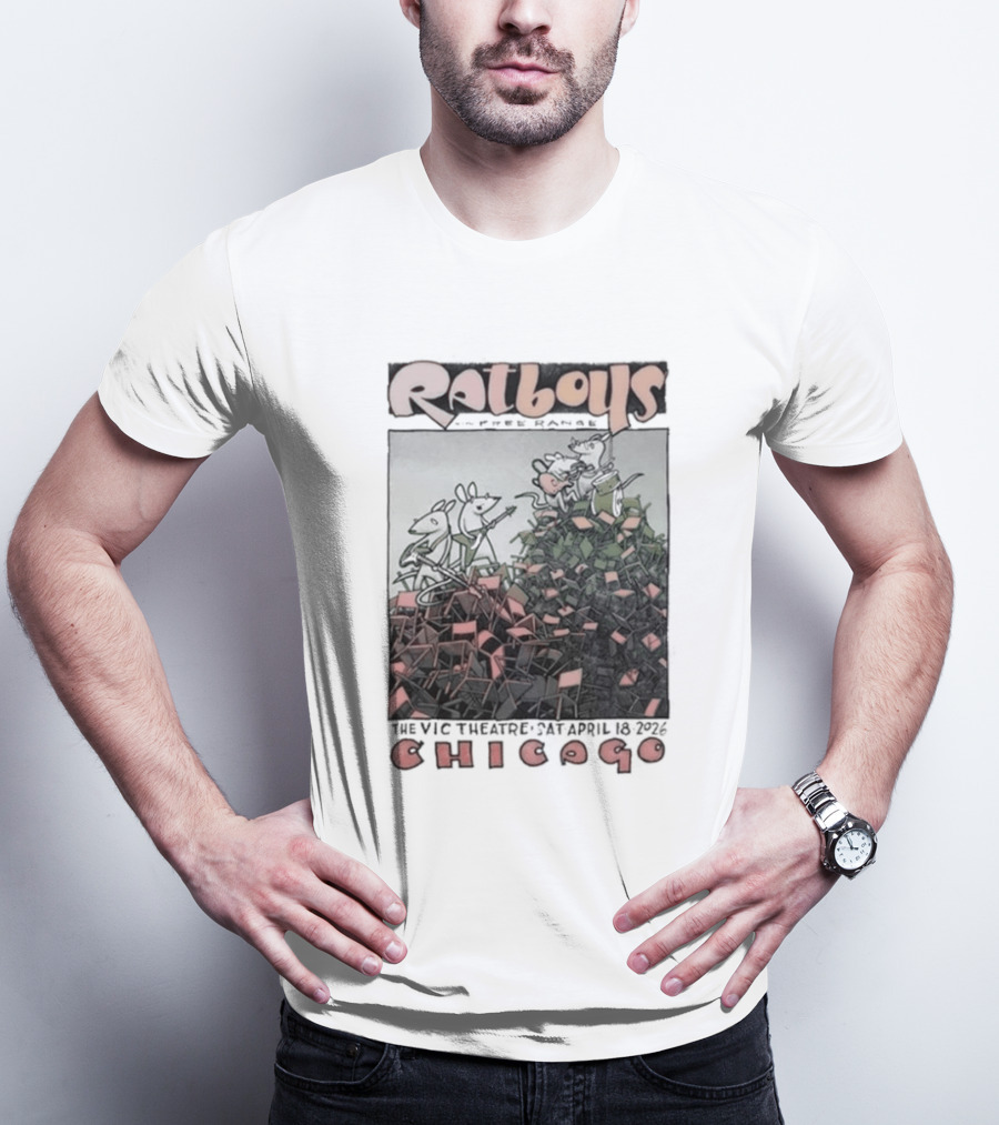 Ratboys Live At The Vic Theatre April 18 2026 Chicago IL T-Shirt