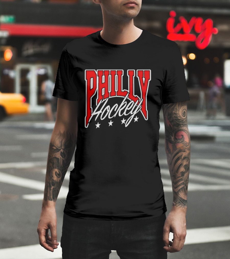 Philly Hockey Philadelphia Flyers Stars T-Shirt