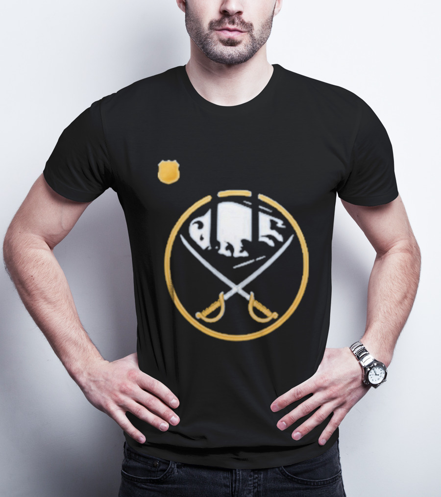 Buffalo Bills Josh Allen Buffalo Sabres Crest T-Shirt