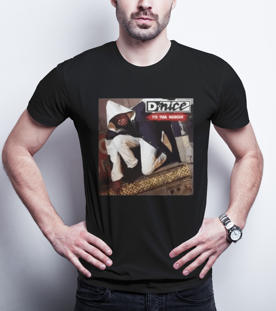 D Nice To Tha Rescue Urban Style Album Cover T-Shirt