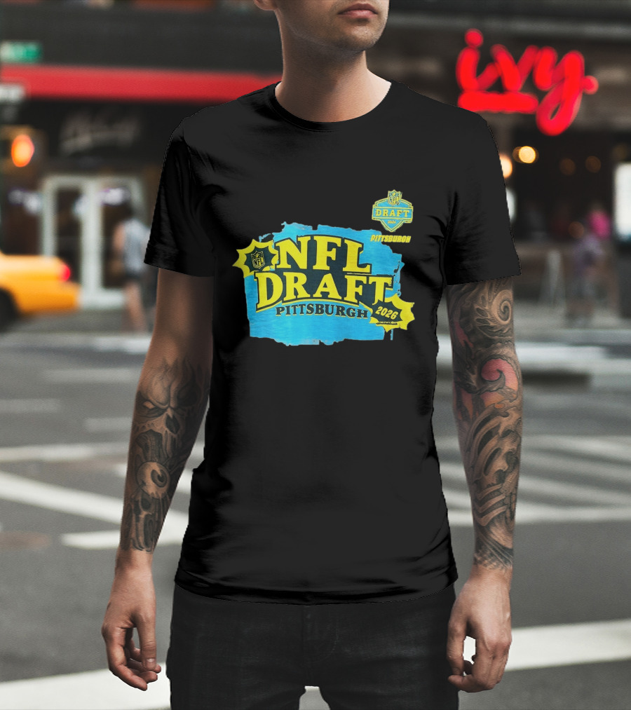 NFL Draft Pittsburgh 2026 Event Merchandise T-Shirt