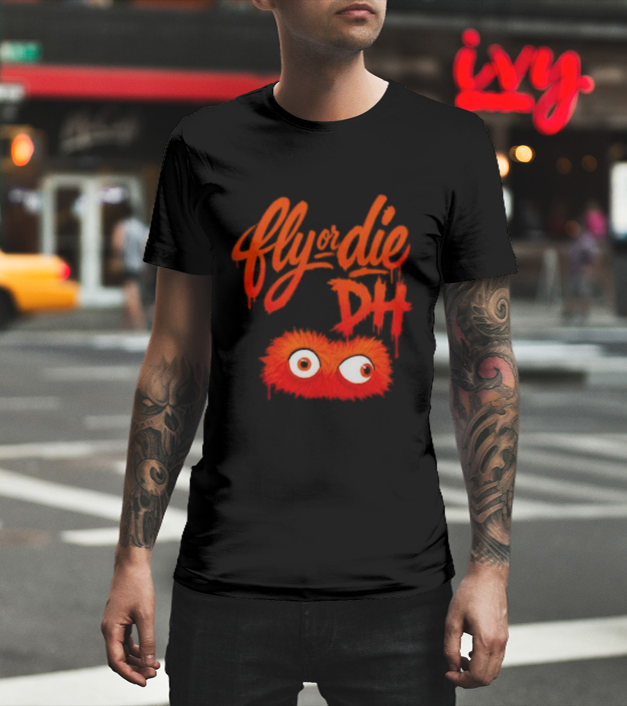 Fly Die DH Gritty Eyes Philadelphia Flyers T-Shirt