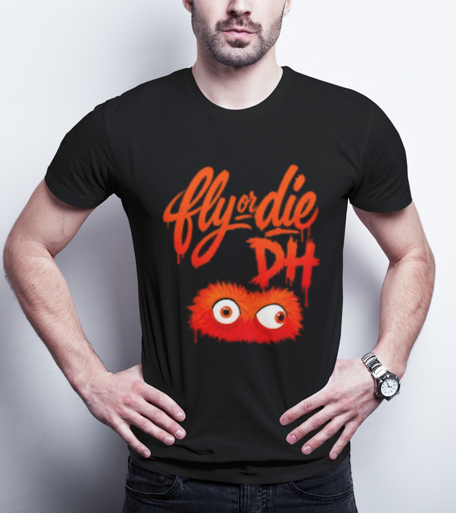 Fly Die DH Gritty Eyes Philadelphia Flyers T-Shirt