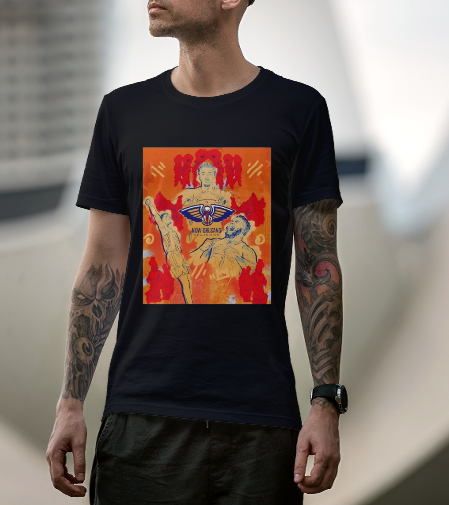 New Orleans Pelicans Supporting The Home Team With Passion And Spirit T-Shirt