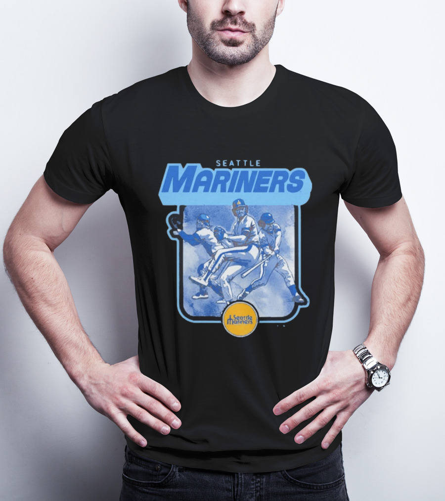 Seattle Mariners Retro Baseball Players T-Shirt