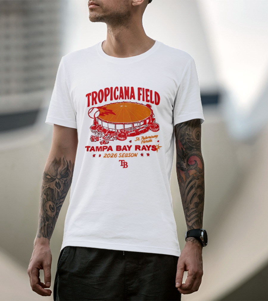 Tropicana Field Tampa Bay Rays Home Run 2026 Season T-Shirt