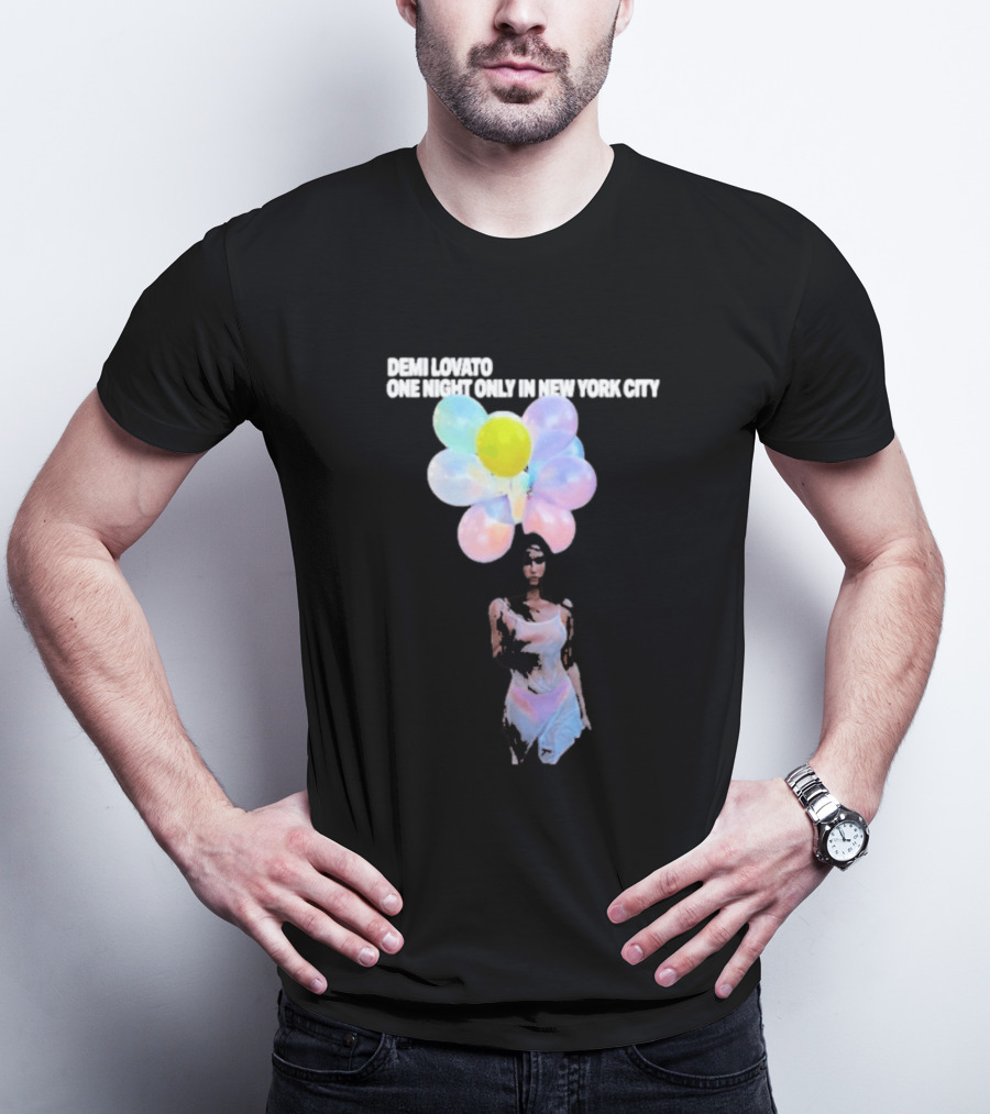 Demi Lovato One Night Only In New York City Colorful Balloons Dress T-Shirt