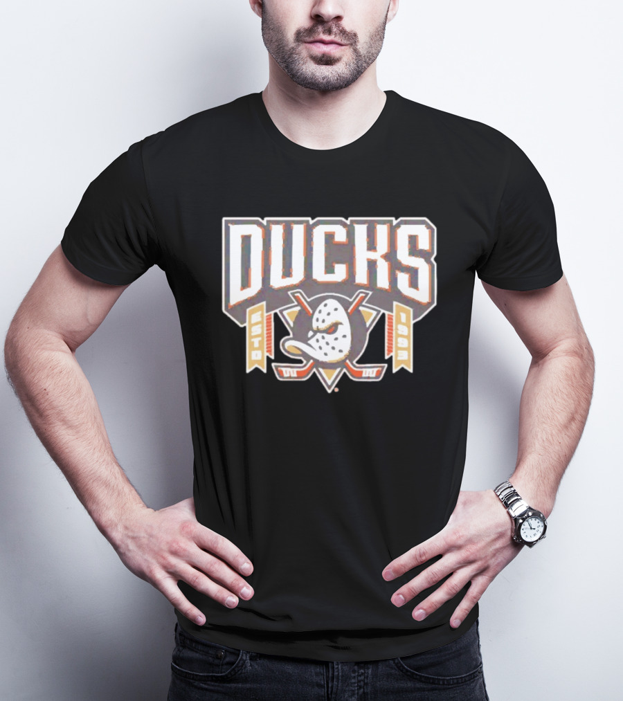 Raise The Banners Anaheim Ducks Est 1993 Retro Hockey T-Shirt