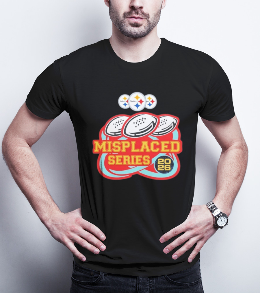 Steelers Misplaced Series 2026 Football Trio T-Shirt