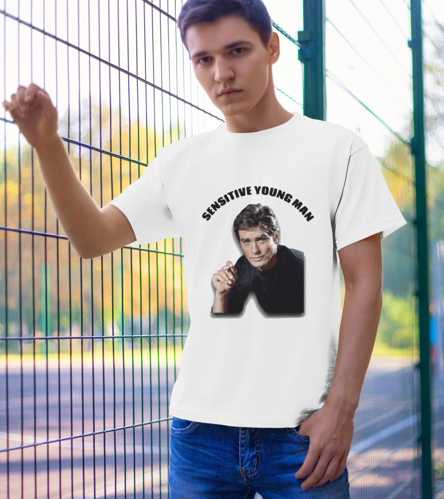 Sensitive Young Man Iconic Actor Cigarette T-Shirt