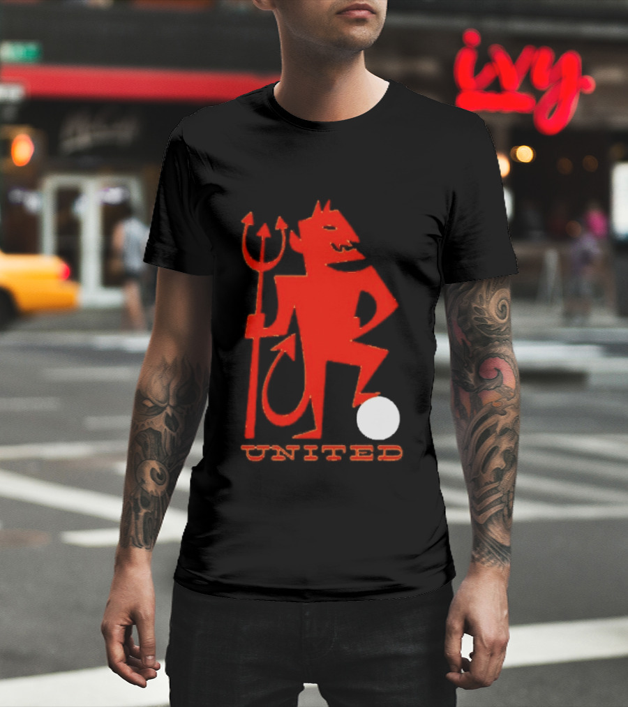 United Red Devil Icon Trident Soccer T-Shirt