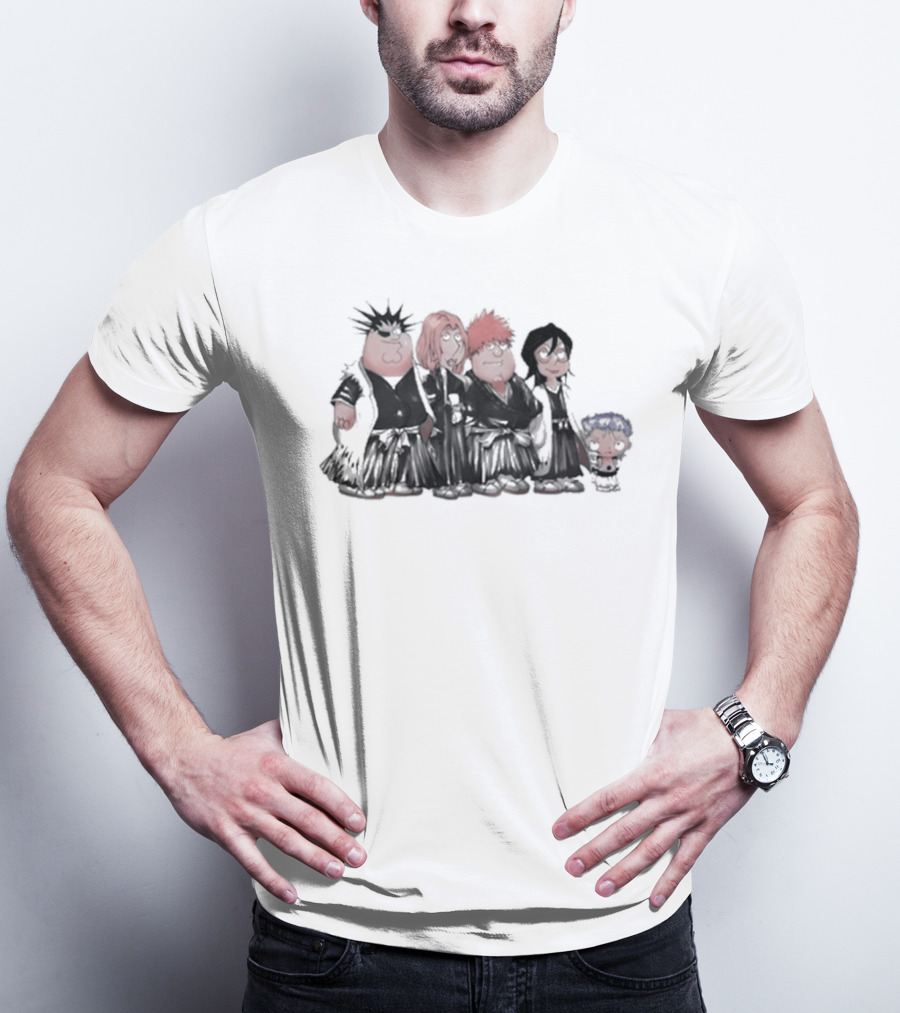 Family Guy Bleach Soul Reapers Crossover Characters T-Shirt