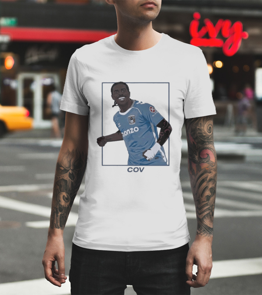 Coventry City FC Haji Wright Monzo Sponsor Premier League Comeback T-Shirt