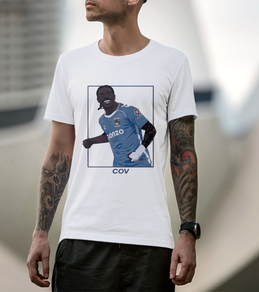 Coventry City FC Haji Wright Monzo Sponsor Premier League Comeback T-Shirt