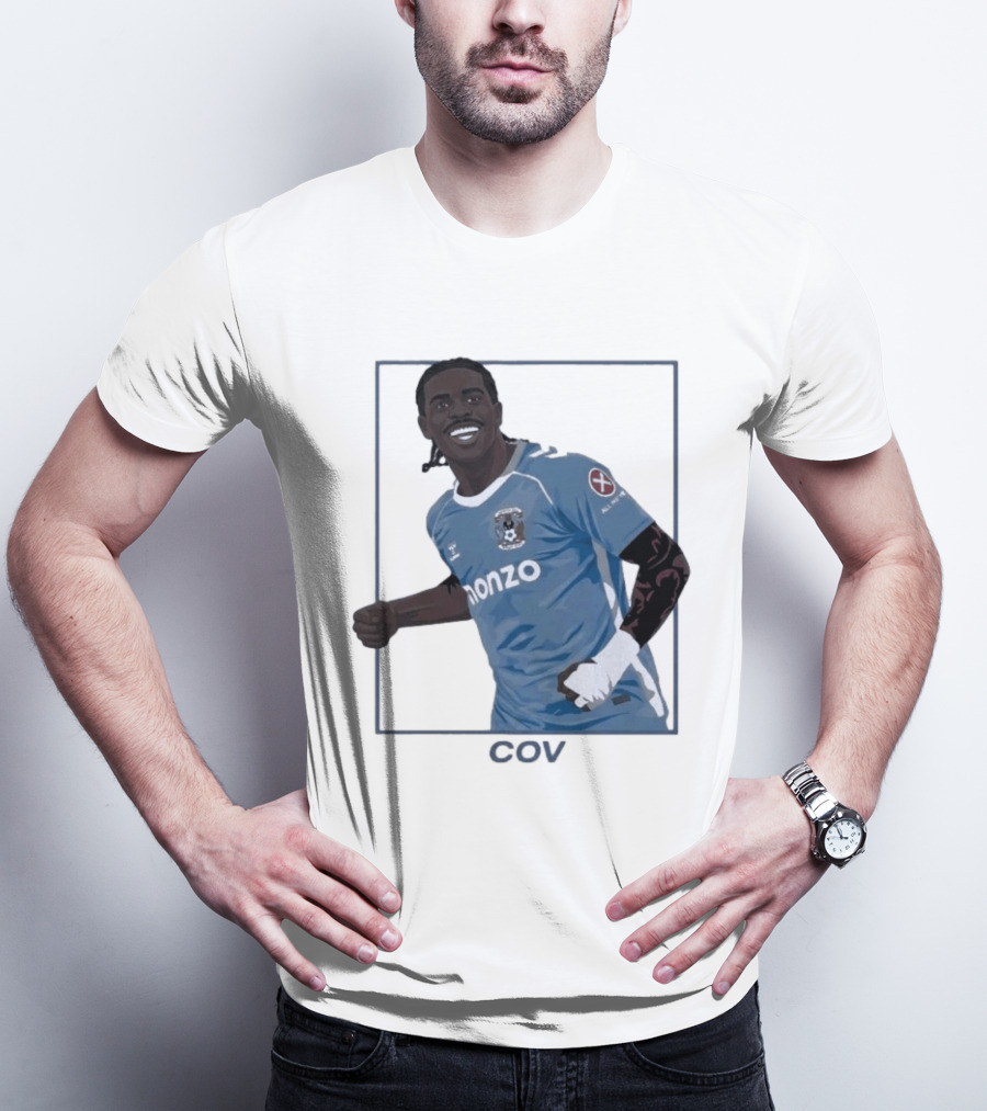 Coventry City FC Haji Wright Monzo Sponsor Premier League Comeback T-Shirt