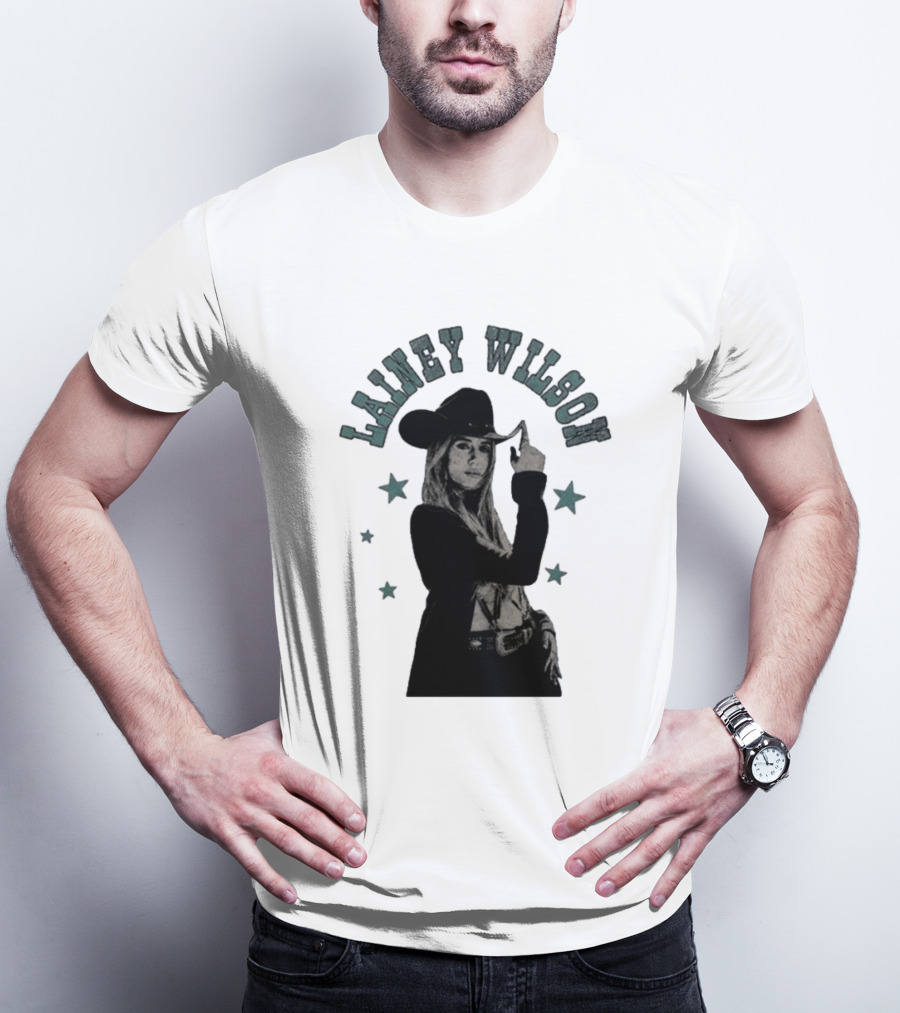 Lainey Wilson Tour 26 Western Cowboy Hat Starry Country Music T-Shirt