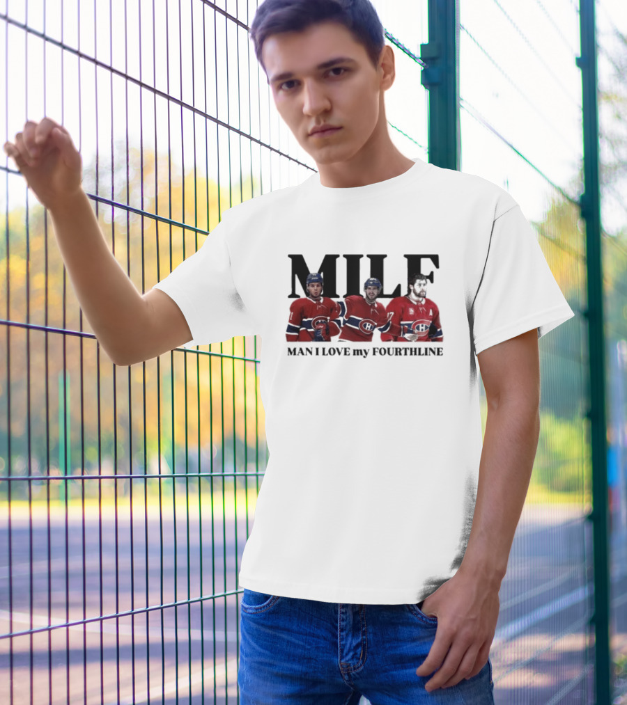 Milf Man I Love My Fourthline Montreal Canadiens Players T-Shirt
