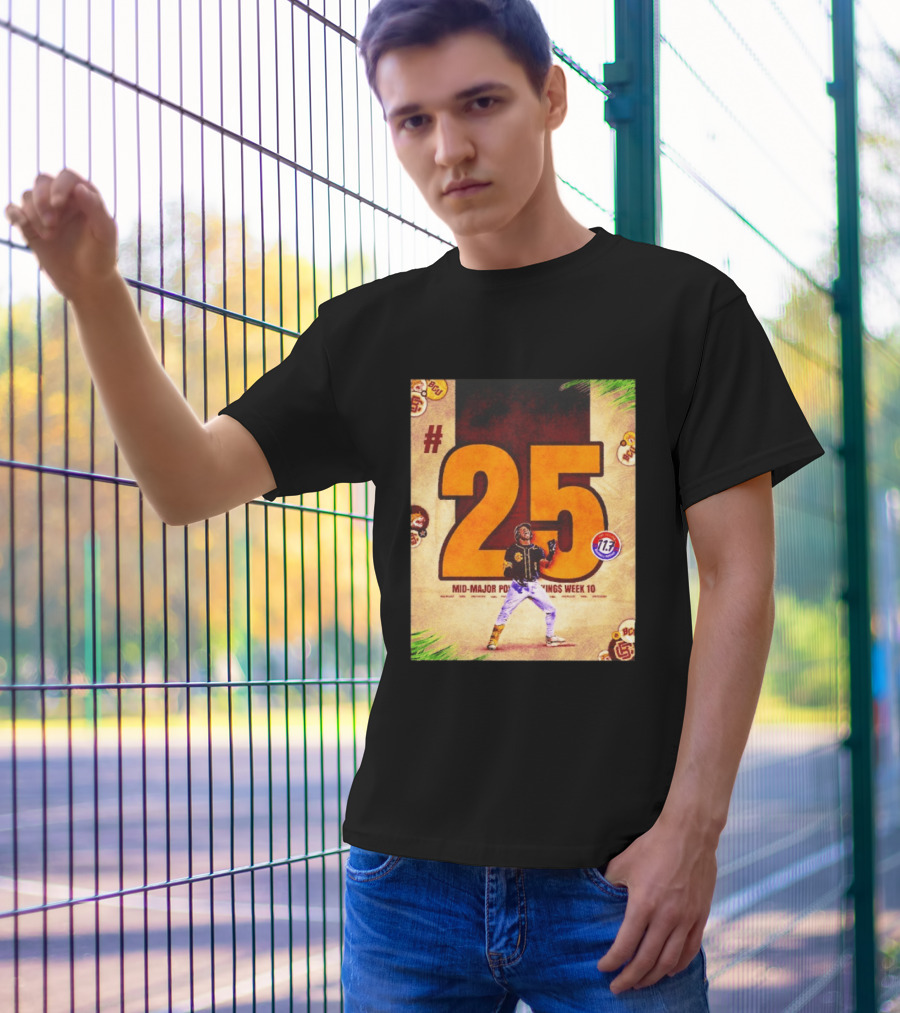 #25 Mid Major Power Rankings Week 10 Bethune Cookman Wildcats T-Shirt
