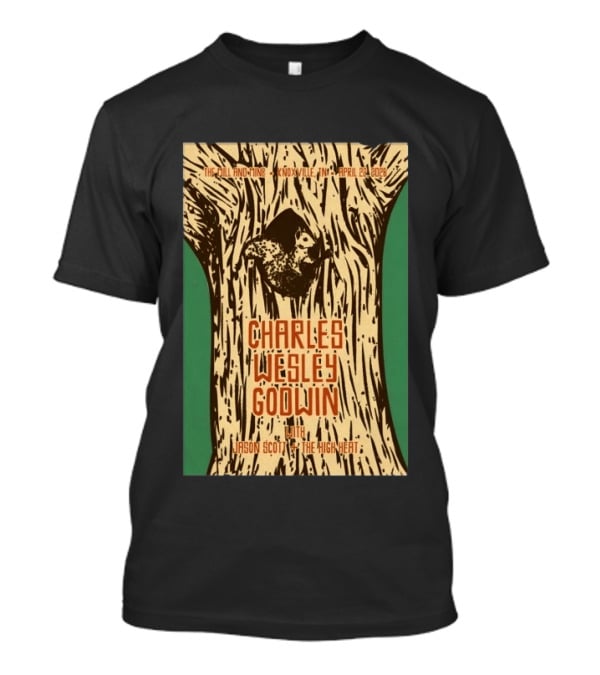 Charles Wesley Godwin Knoxville April 22 2026 With Jason Scott And The High Heat T-Shirt