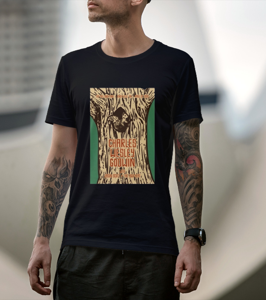 Charles Wesley Godwin Knoxville April 22 2026 With Jason Scott And The High Heat T-Shirt