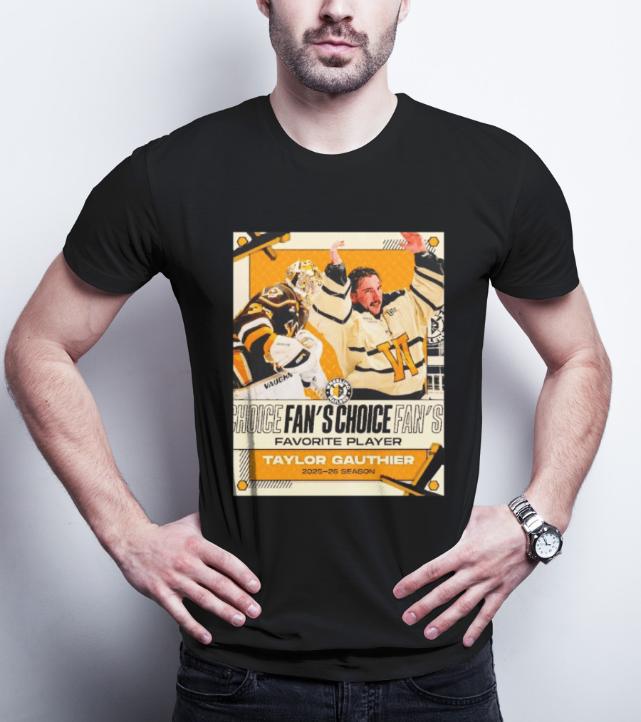 Taylor Gauthier Fan's Choice Favorite Player 2025 26 Season T-Shirt
