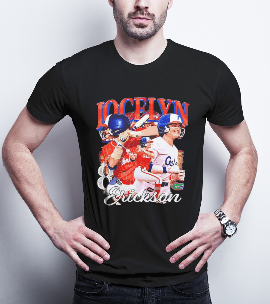 Jocelyn Erickson Florida Gators Softball Player Collage T-Shirt