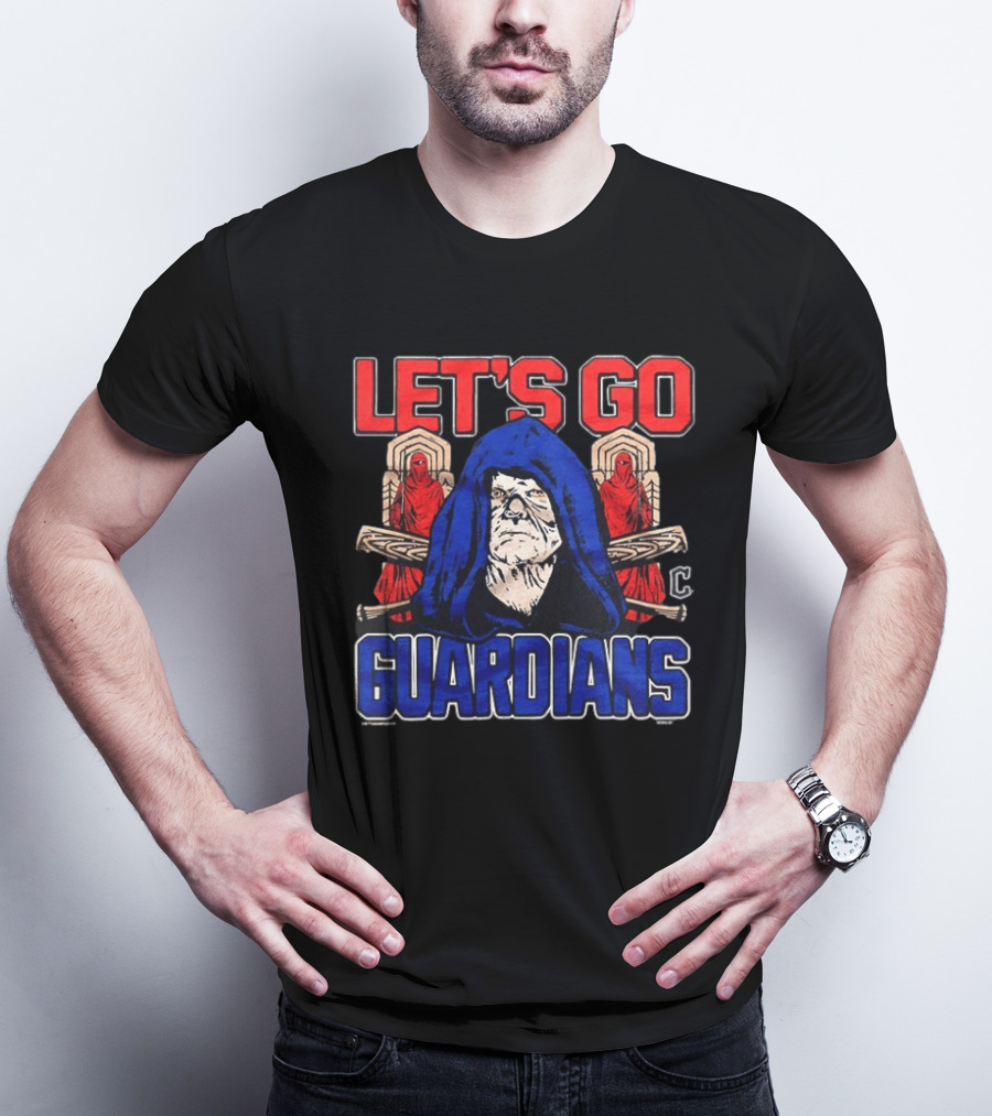 Let's Go Guardians Cleveland Baseball Sheev Palpatine Star Wars T-Shirt