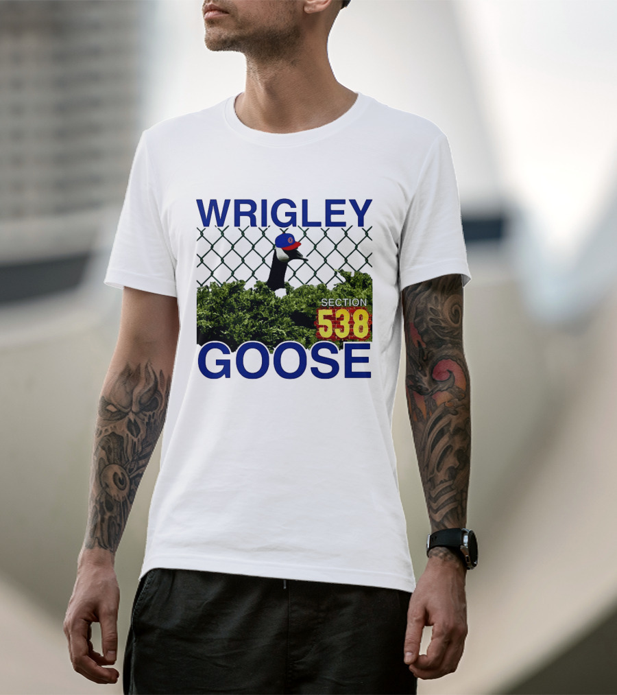 Wrigley Goose Section 538 Chicago Cubs MLB T-Shirt