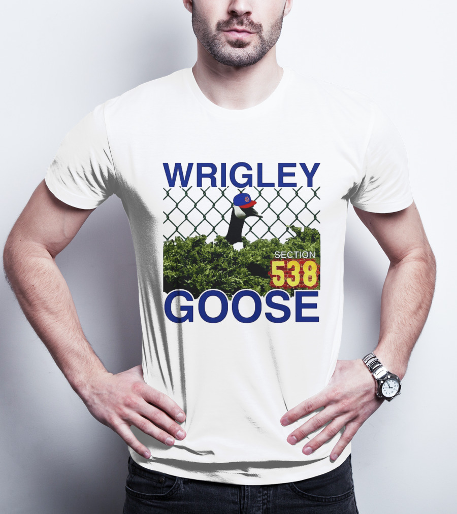 Wrigley Goose Section 538 Chicago Cubs MLB T-Shirt