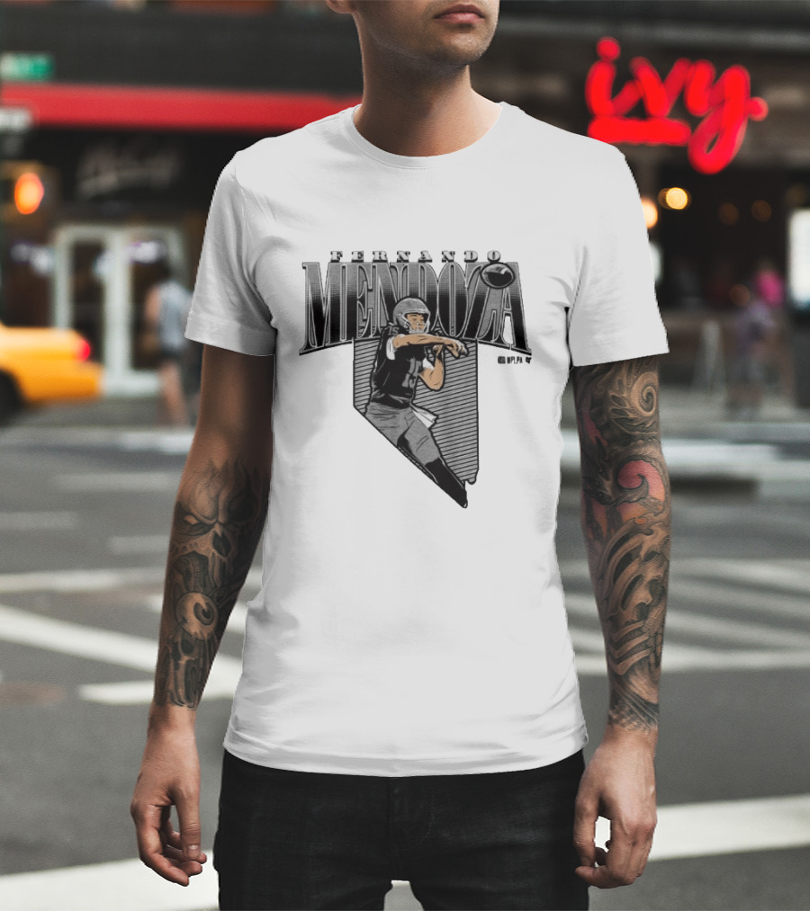 Fernando Mendoza State Star Football Quarterback Remix T-Shirt