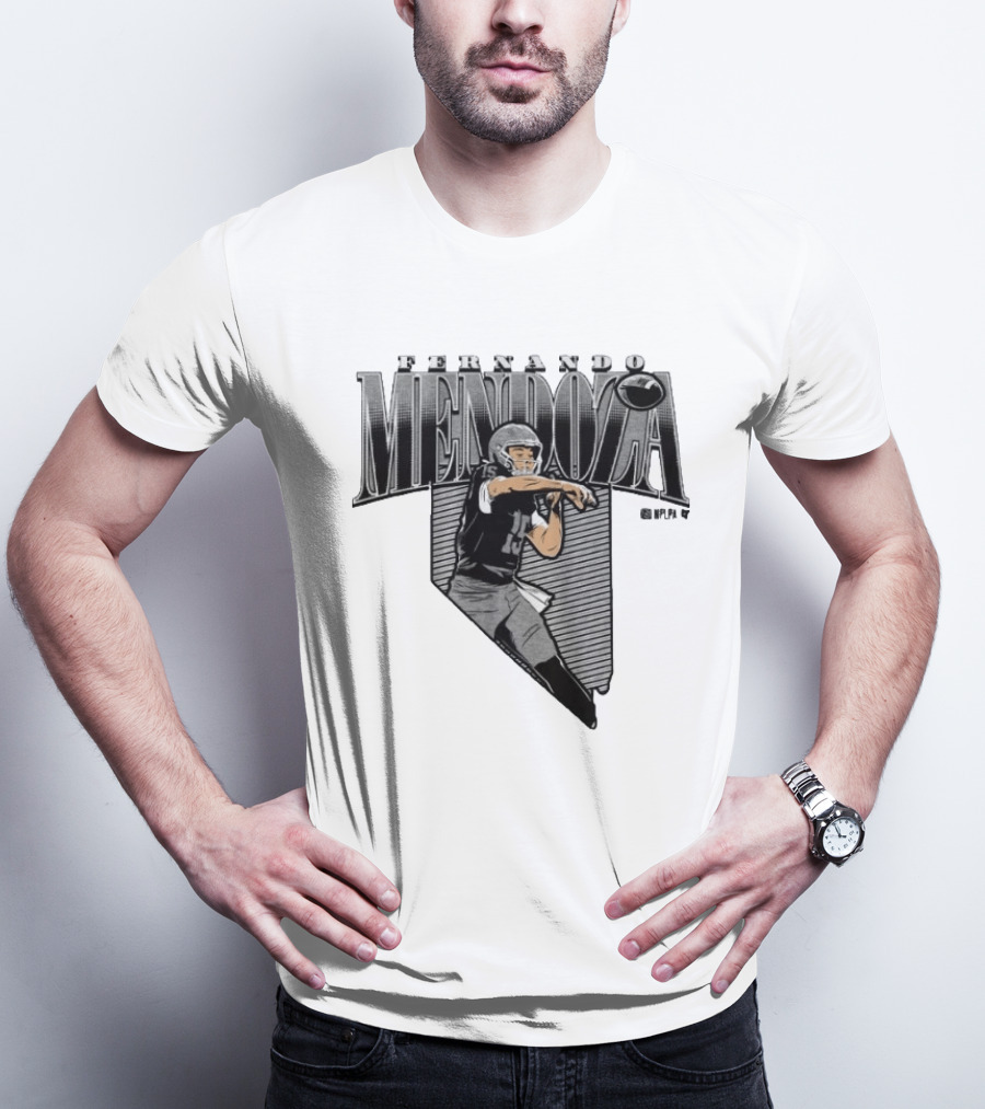 Fernando Mendoza State Star Football Quarterback Remix T-Shirt