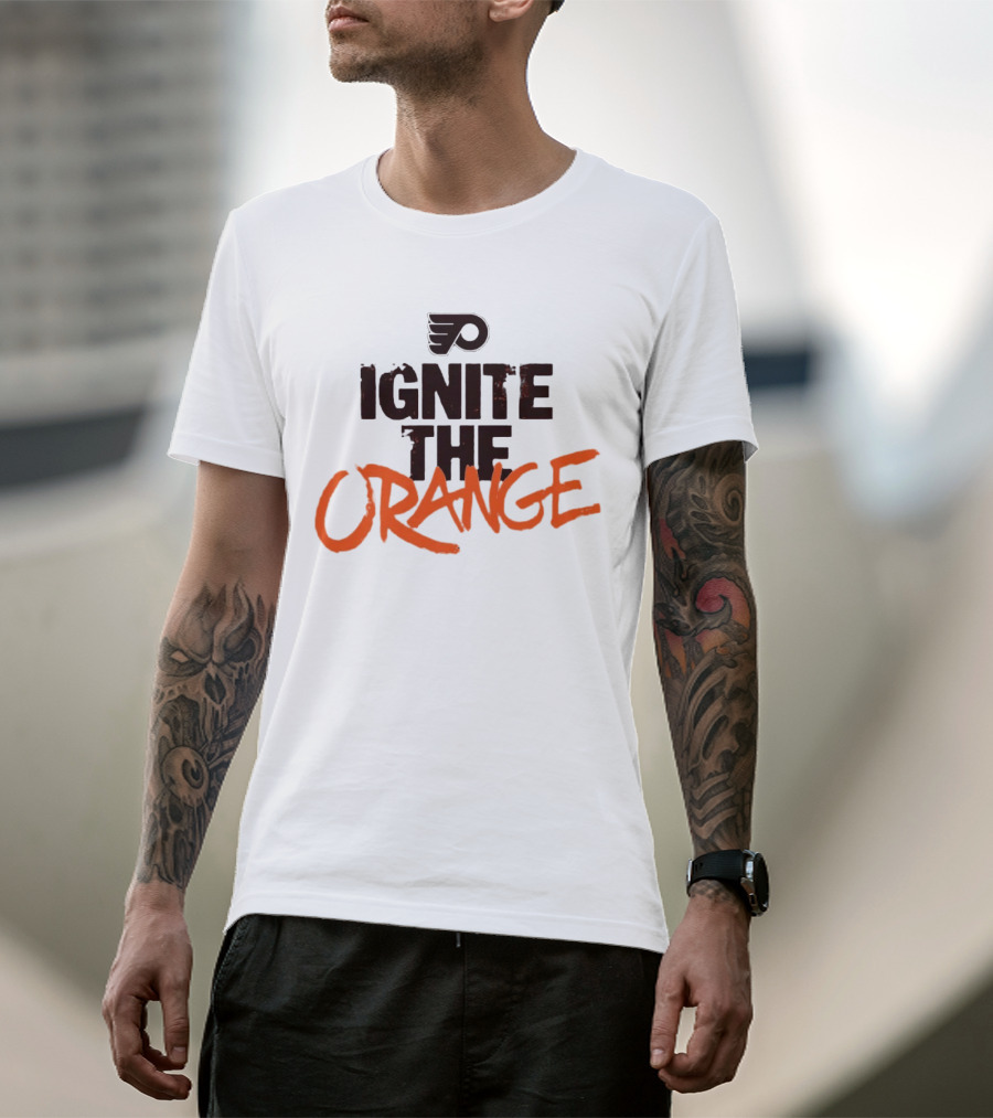 Flyers Ignite The Orange Enthusiasm T-Shirt