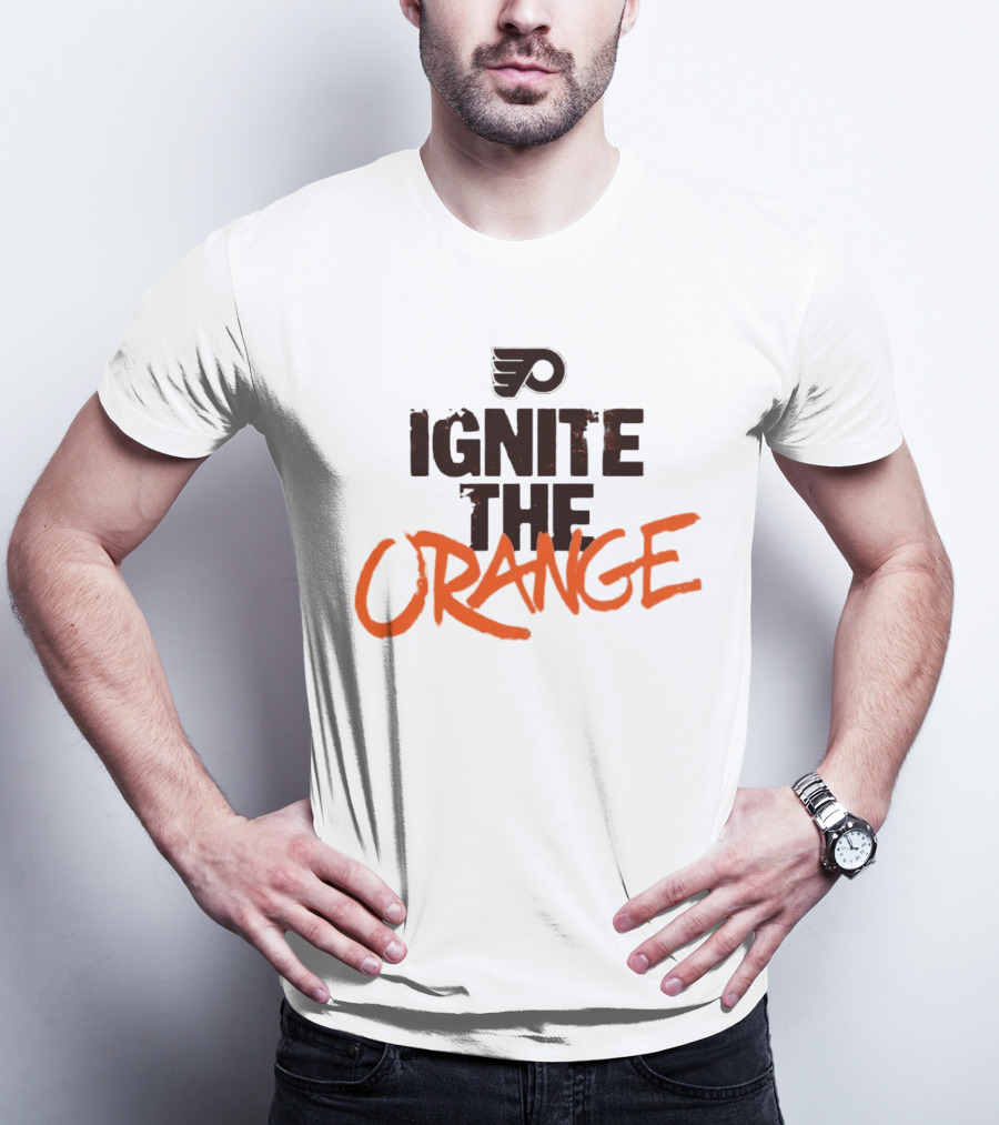 Flyers Ignite The Orange Enthusiasm T-Shirt