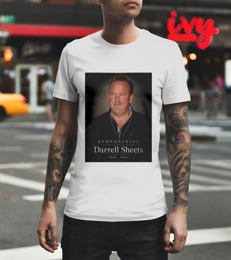Remembering Darrell Sheets 1958 2026 Memorial T-Shirt