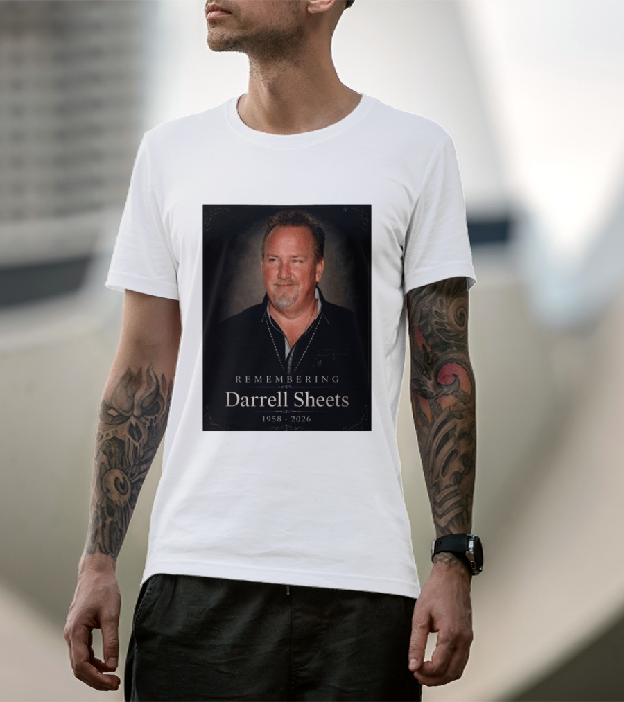Remembering Darrell Sheets 1958 2026 Memorial T-Shirt