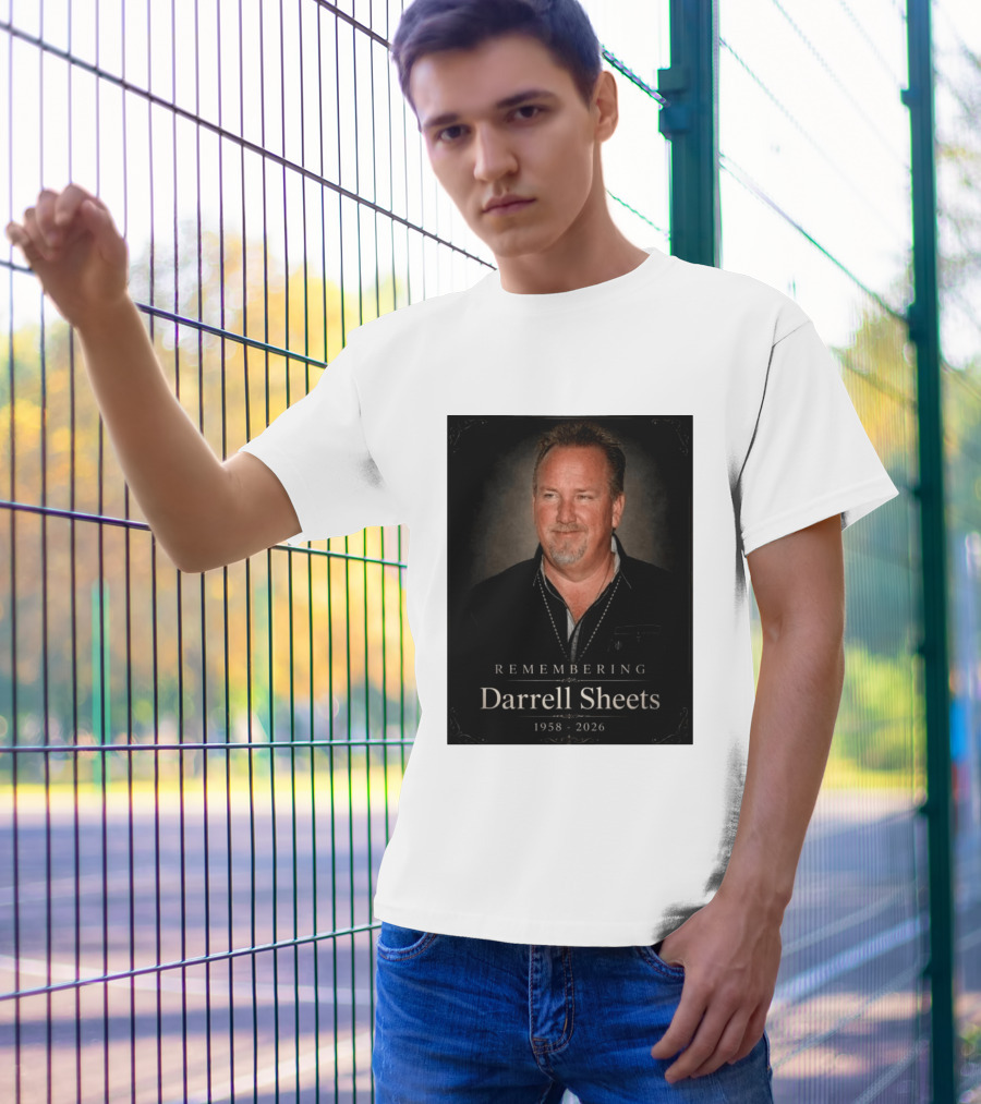 Remembering Darrell Sheets 1958 2026 Memorial T-Shirt