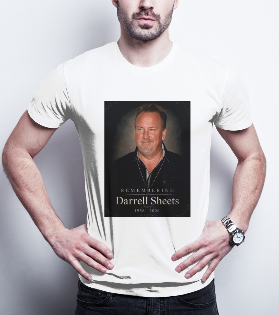 Remembering Darrell Sheets 1958 2026 Memorial T-Shirt
