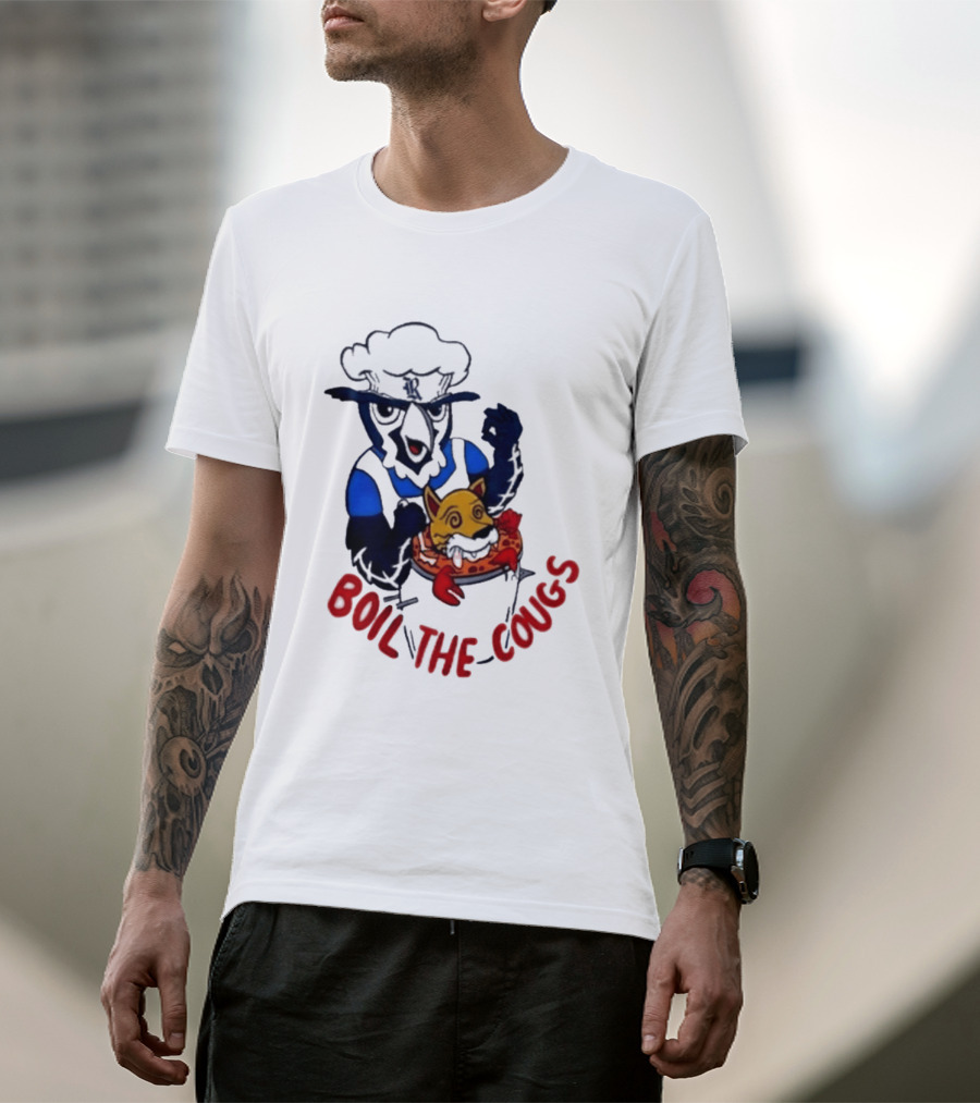 Rice Baseball Owl Cooking Boil The Cougs T-Shirt