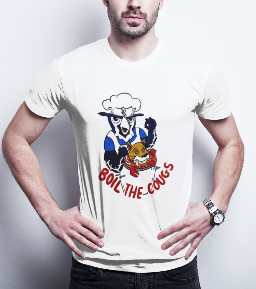 Rice Baseball Owl Cooking Boil The Cougs T-Shirt