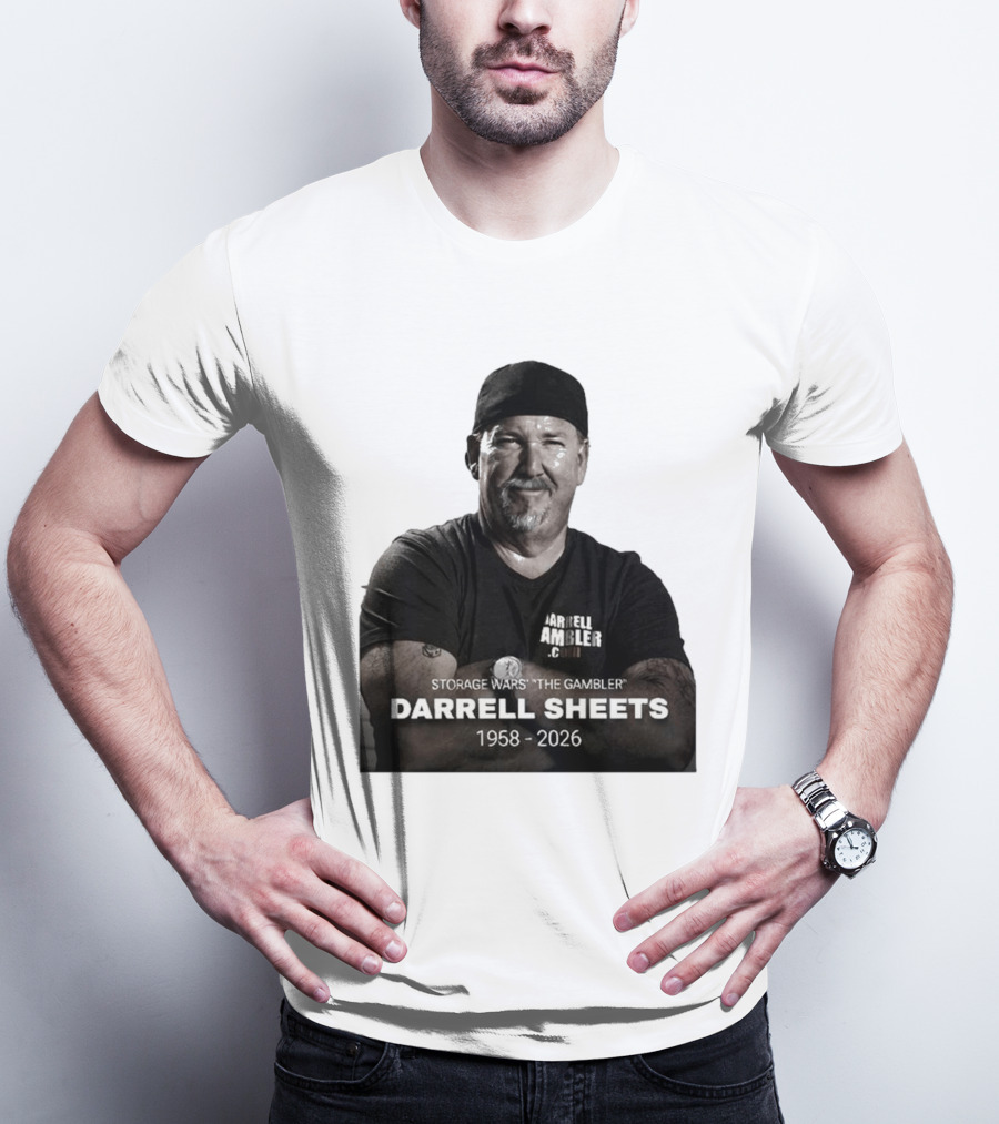 Storage Wars The Gambler Darrell Sheets 1958 2026 T-Shirt