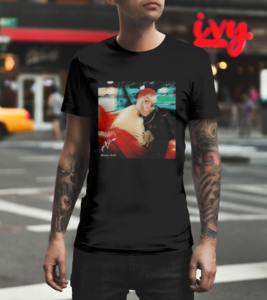 Arlo Parks Ambiguous Desire Heart Signature Vibrant Driving Scene T-Shirt