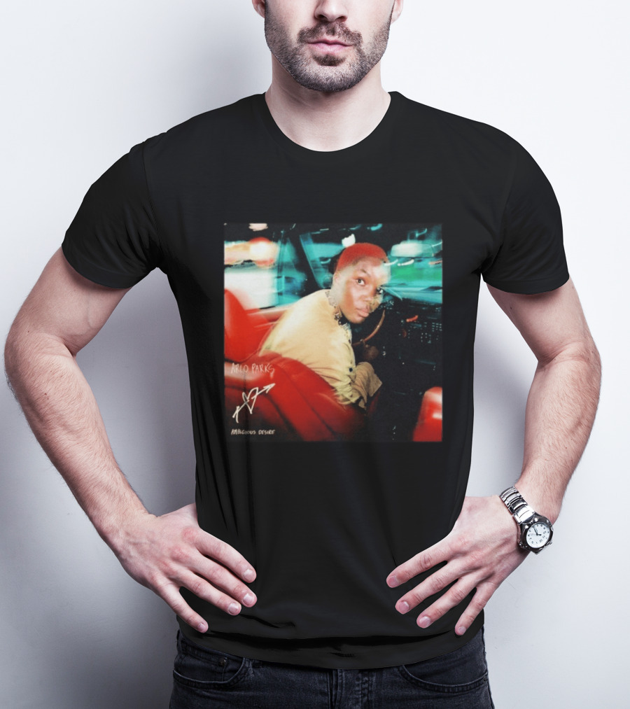 Arlo Parks Ambiguous Desire Heart Signature Vibrant Driving Scene T-Shirt