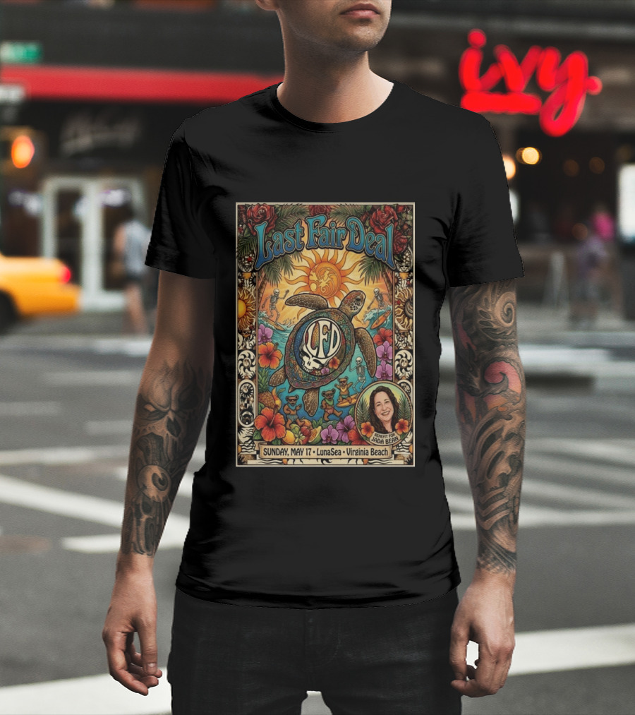 Last Fair Deal Virginia Beach LunaSea Turtle LFD May 17 2026 Benefit For Jada Bean T-Shirt