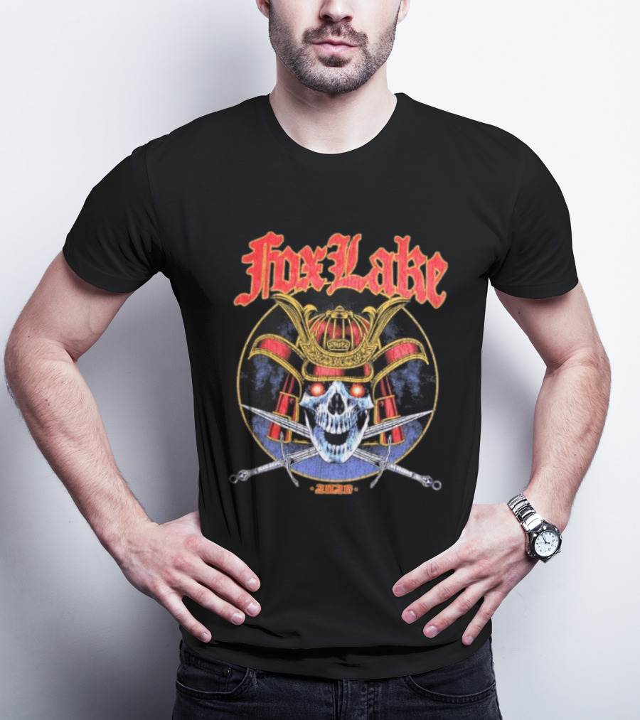 Fox Lake Samurai Skull 2026 Are You Ready To Die T-Shirt
